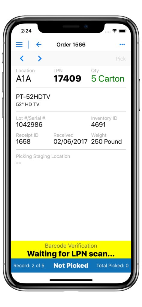 Velocity WMS iOS | Velocity WMS